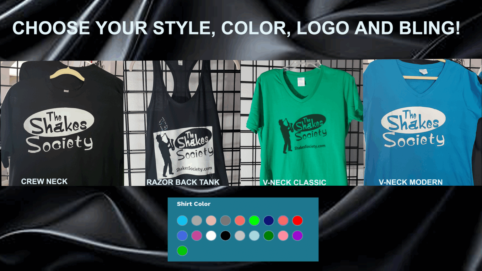 MERCHANDISE | The Shakes Society | Music Band
